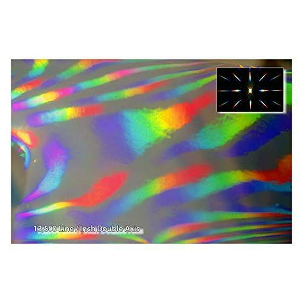 13,500 lines/inch Diffraction Grating Sheet Double Axis [1' x 6"] Sheet ...
