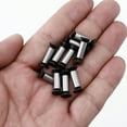 10 Pack Knife Handle Screws, Rivets, Bolts, Black Hex Flat Head Screws ...