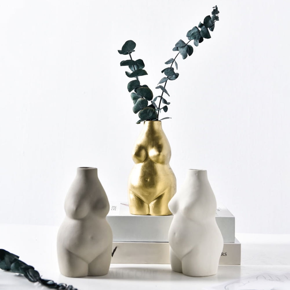 Shenmeida Human Body Flowerpot Succulent Planter, Ceramic Flower Pot ...