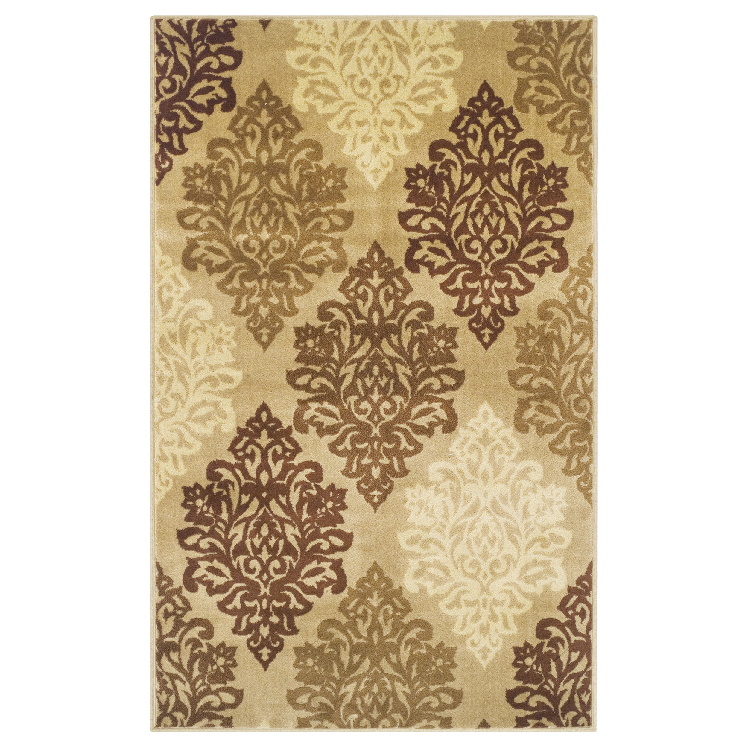 Danvers Contemporary Floral Damask Indoor Area Rug by Blue Nile Nills ...