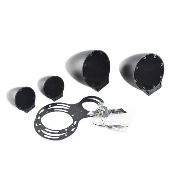 4 Set 3.5 Inch Car Midrange Speaker Base Car Horn Modified 3-Way ...