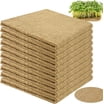 10Pcs Hemp Mats for Growing Microgreens, Jute Fiber Grow Mat Hydroponic ...