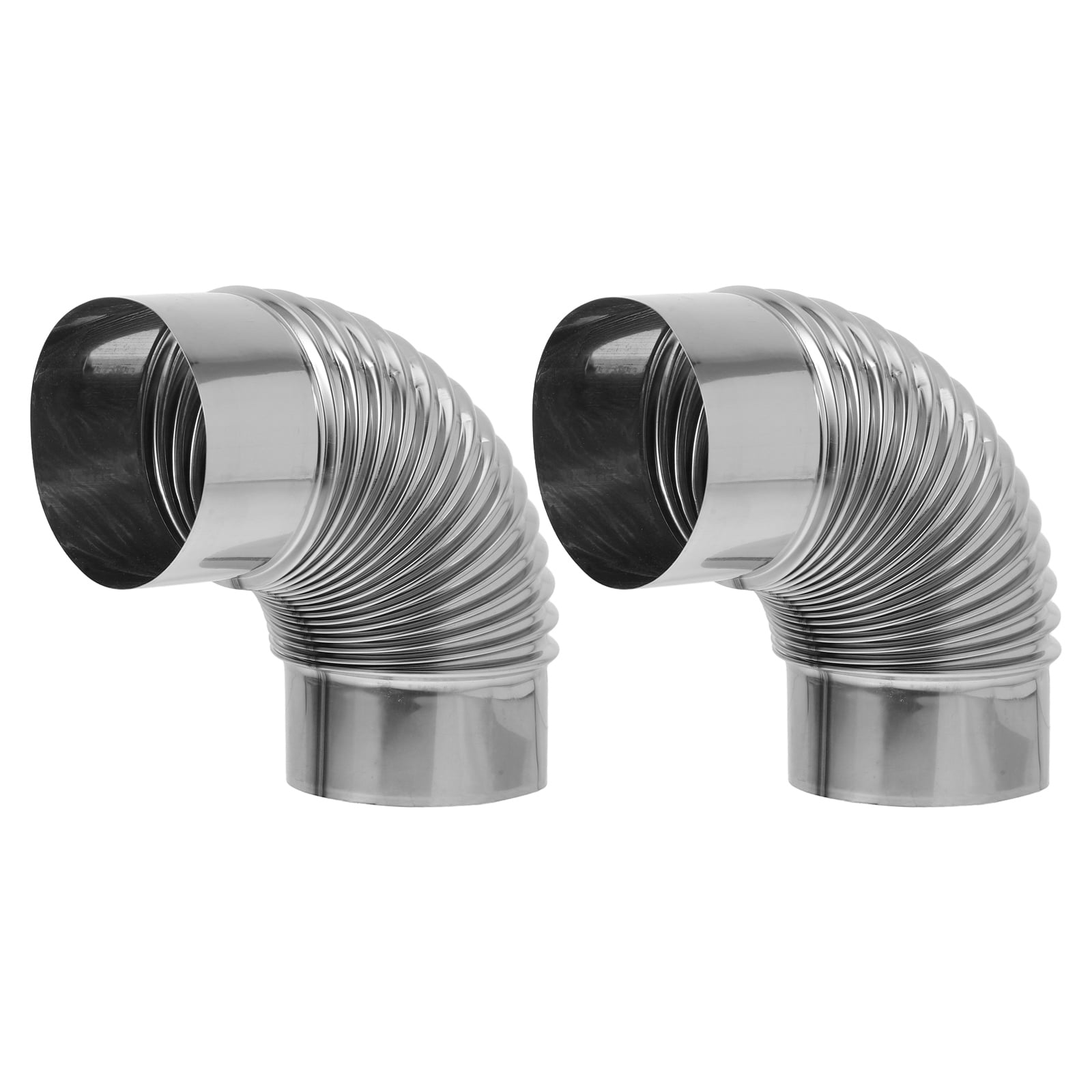 Click here for Kakowely 2pcs Stainless Steel Elbow Pipe Stove Pip... prices