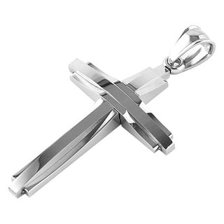 HZMAN Isaiah 41:10 Jewelry, Stainless Steel cross Dog Tag Necklace ...