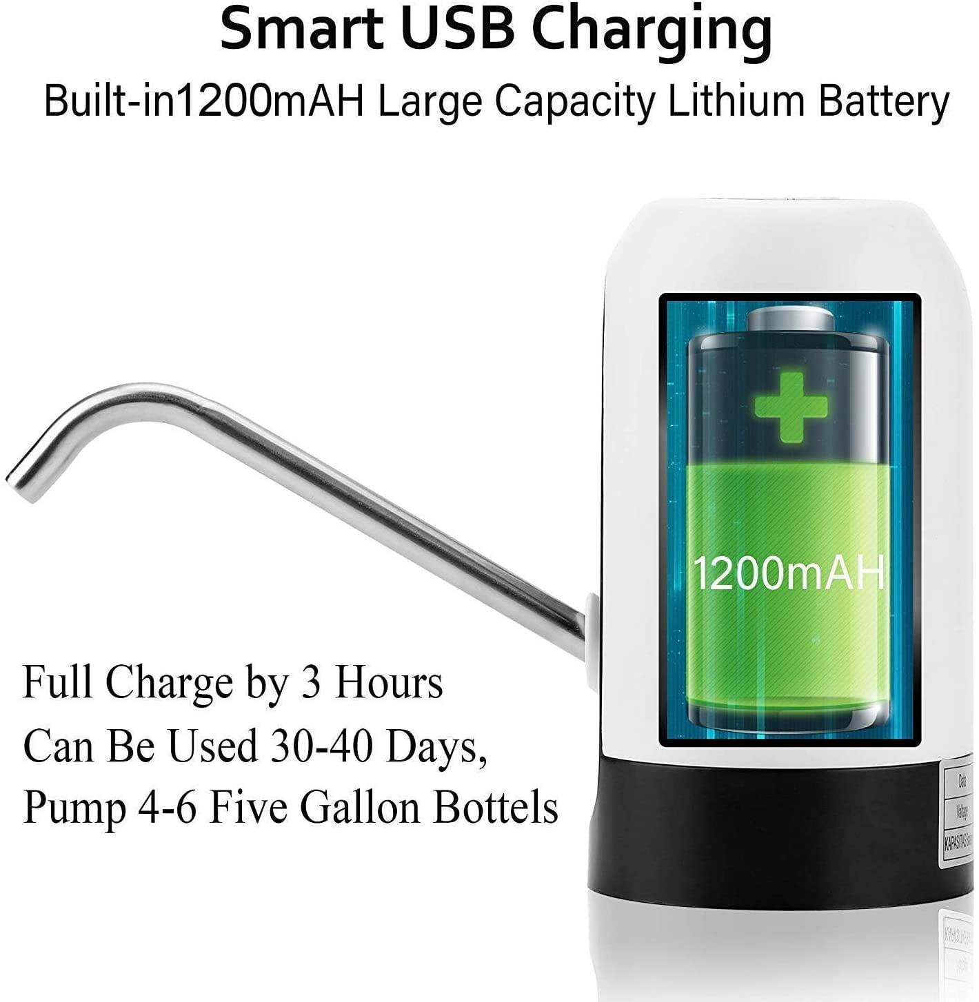 Electric Water Dispenser, Automatic Portable Water Dispenser, Drinking ...