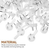 Myenne 200pcs Non-Trace Wall Hooks Invisible Hanger No-Trace Picture ...