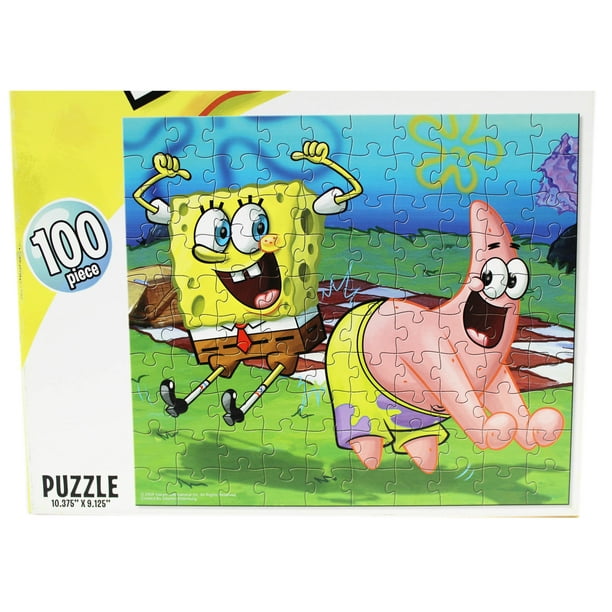 Spongebob Squarepants Patrick and Spongebob Bumping Jigsaw Puzzle ...
