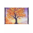 Fall Tree Sun Shade Sail 12'X16' Watercolor Retro Yellow Orange Leaf ...