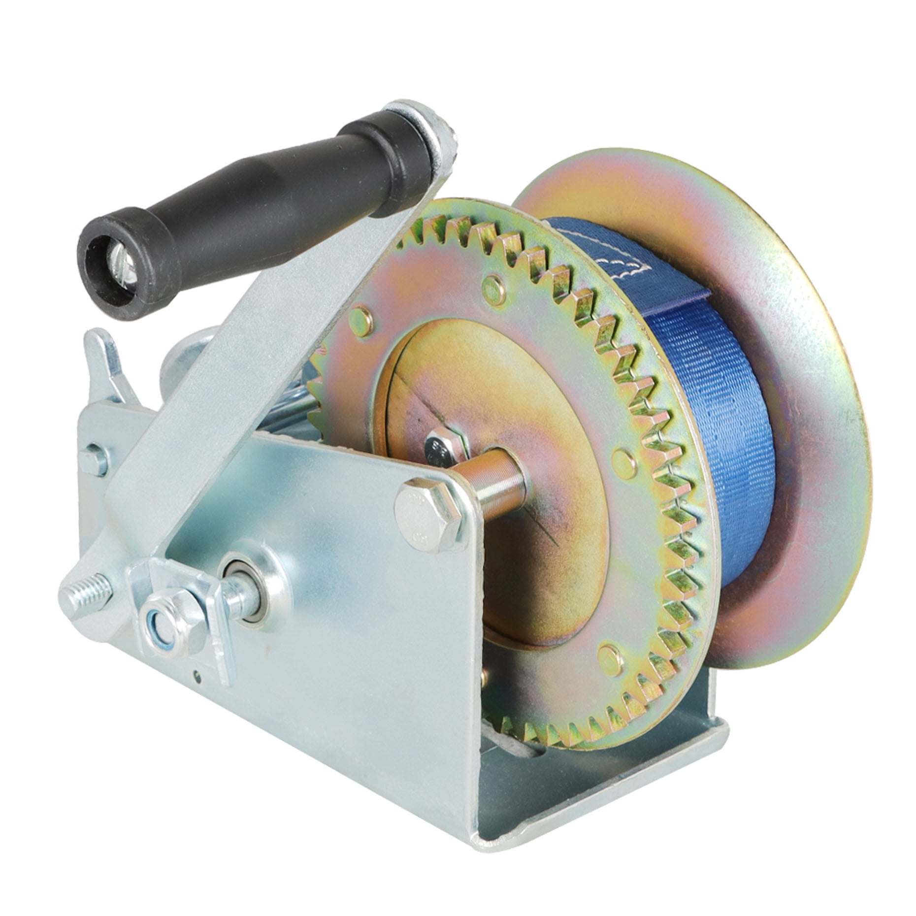 munirater Heavy Duty Hand Winch 3500lbs Two-Way Adjustable Boat Trailer ...