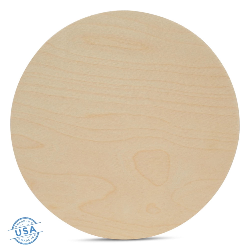 Wood Circles 24 inch, 1/4 Inch Thick, Birch Plywood Discs, Pack of 25 ...