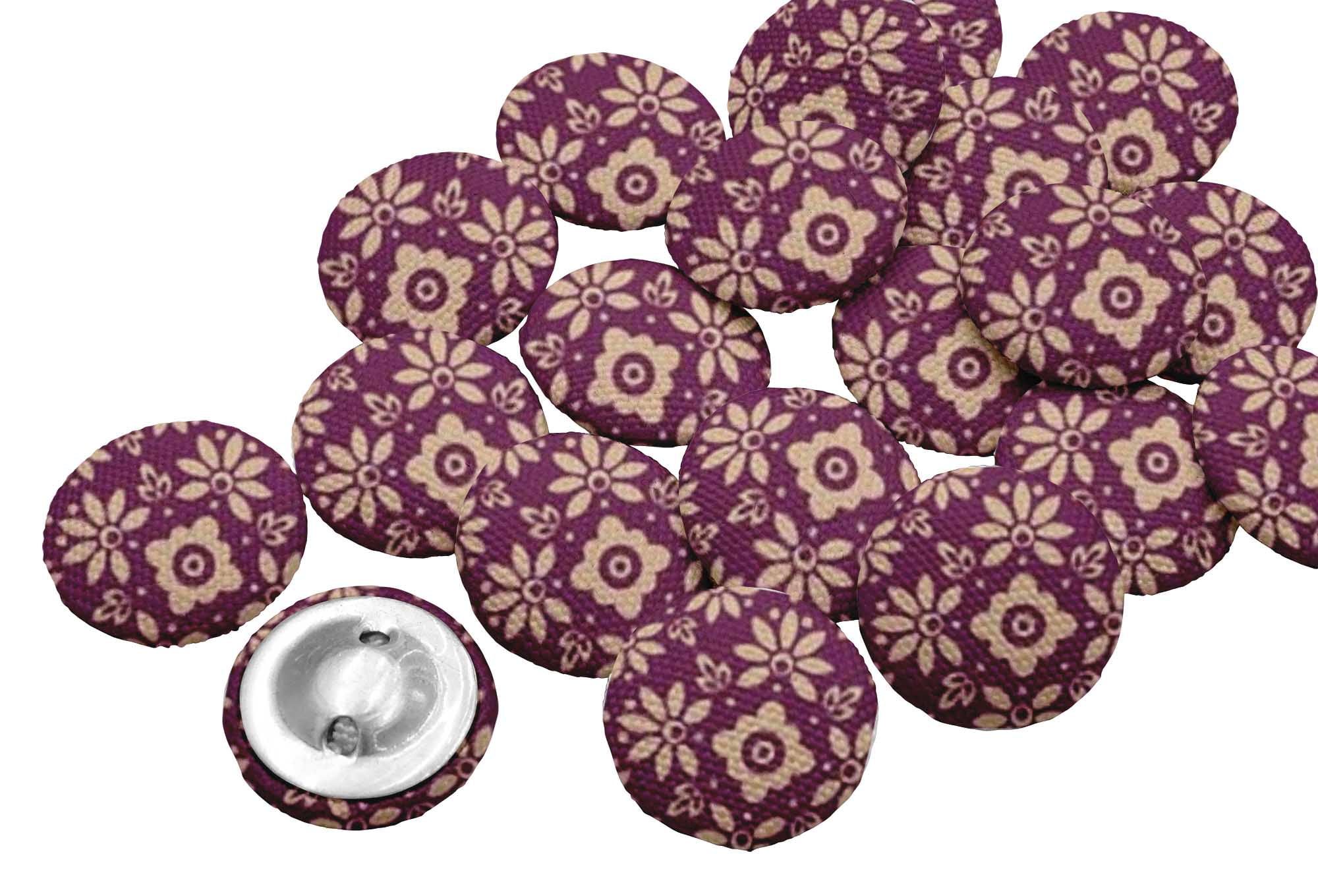 IBA Indianbeautifulart Pink 1 Inch Buttons For Sewing Fancy Buttons For ...