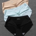 [COD] S-XXL Underwear Women's Ice Silk Underwear Without Trace ...