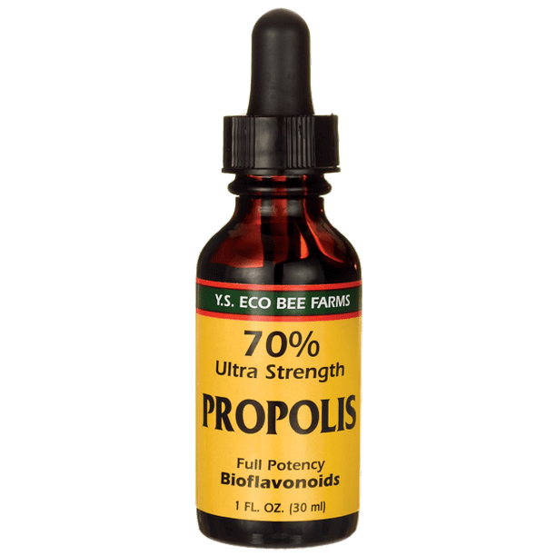YS Organic Bee Farms - 70% Ultra Strength Propolis Tincture - 1 fl. oz ...