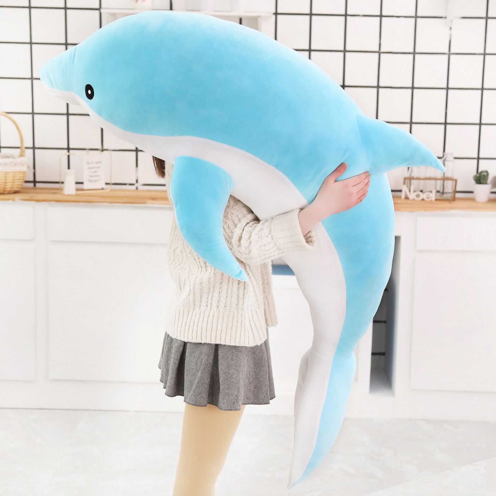 Click here for Zxnp 1pc 160cm Big Size Kawaii Dolphin Plush Toys... prices
