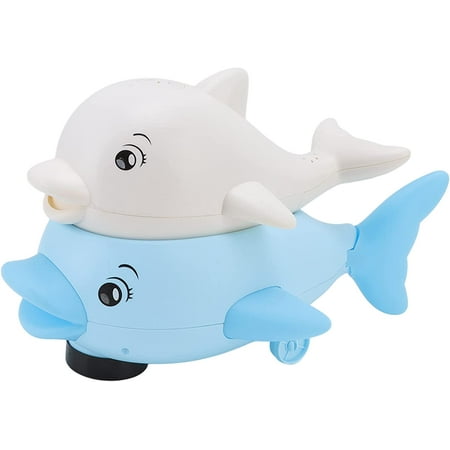 Kids Bath Toy, Dolphin Bath Spray Water Toy with Music Light, Automatic ...