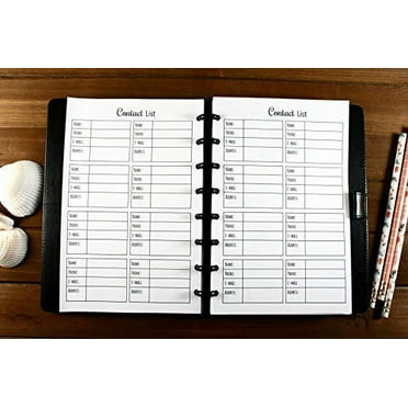 Budget at a Glance Planner Refill, Bill Pay Checklist for 8 Disc ...