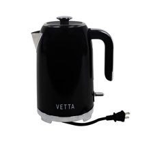 VETTA 1.75-Qt. Stainless Steel Retro Electric Kettle with Strix ...