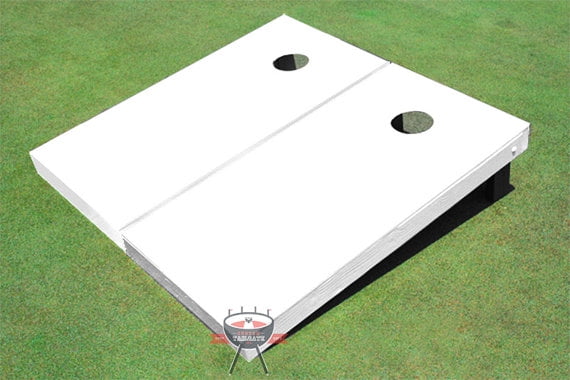 White Solid Cornhole Set - Walmart.com