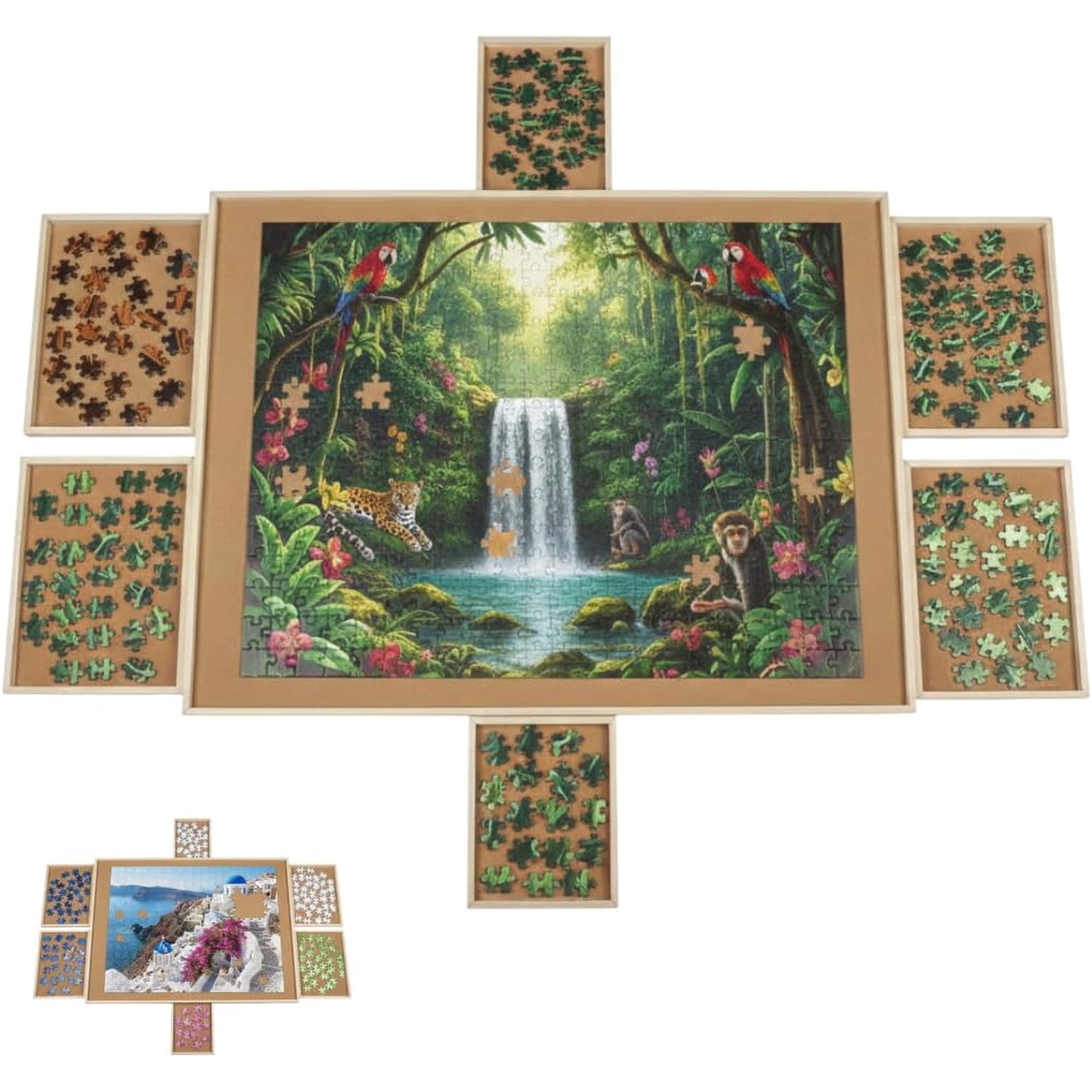 Click here for Tradeopia Wooden Puzzle Board With 6 Drawers For 1... prices