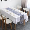 AURIGATE 12.99x70.87in Nylon Spandex Striped Table Runner, Stretchy ...