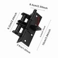 Agiufgs 3-in-1 Self-Closing Door Hinge, Hydraulic-Like Self-Closing ...