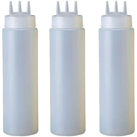 Plastic Three-Hole Squeeze Bottle Seasoning Bottle Squeeze Sauce Bottle ...