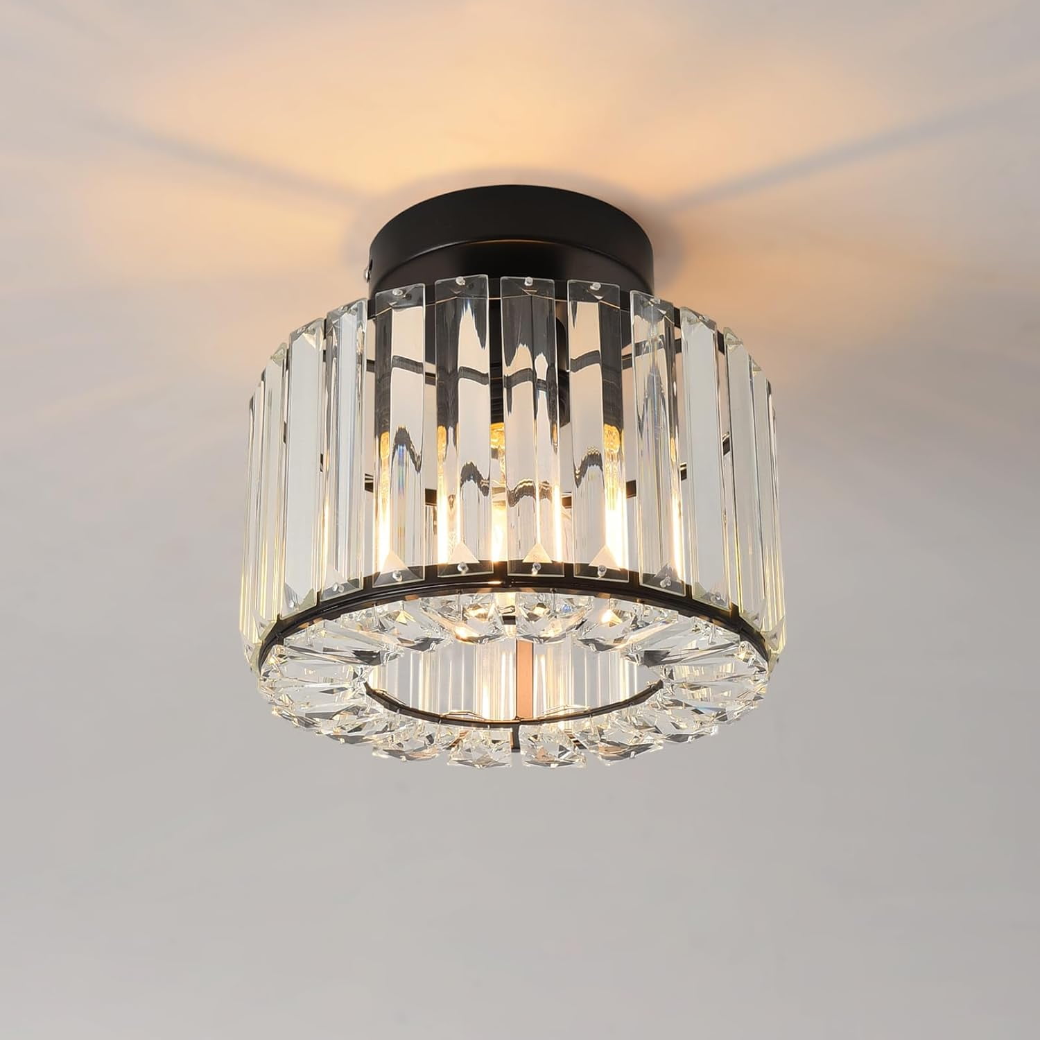 Click here for Biwat-Black Crystal Kitchen Light Fixtures Ceiling... prices