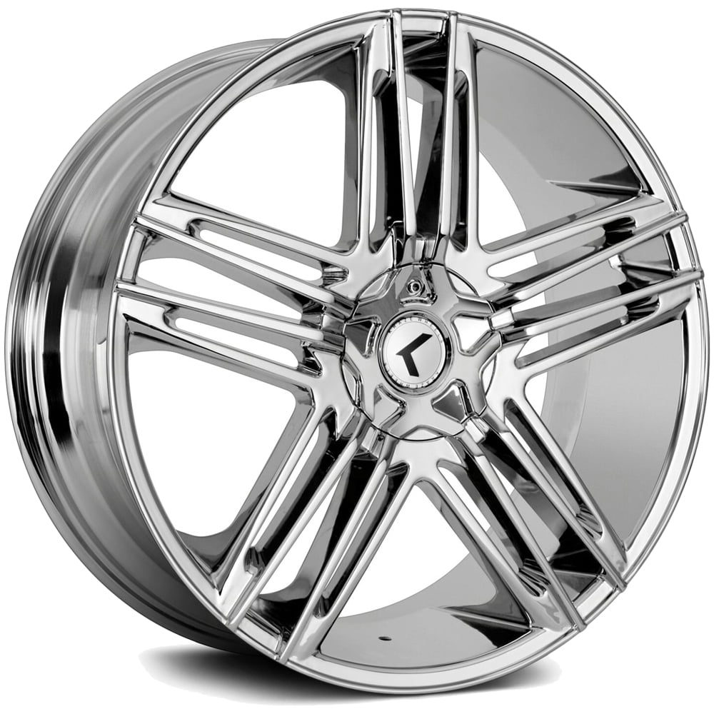 Kraze KR157 Hella 18x8 5x108/5x4.5" +40mm Chrome Wheel Rim 18" Inch ...