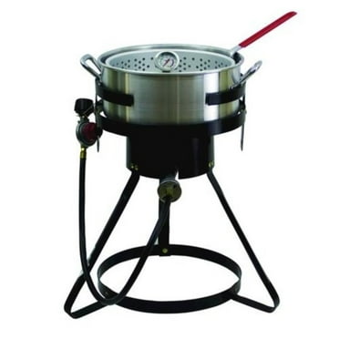 Loco Cookers Propane 12 Quart Fish Fryer With Sure Spark - Walmart.com