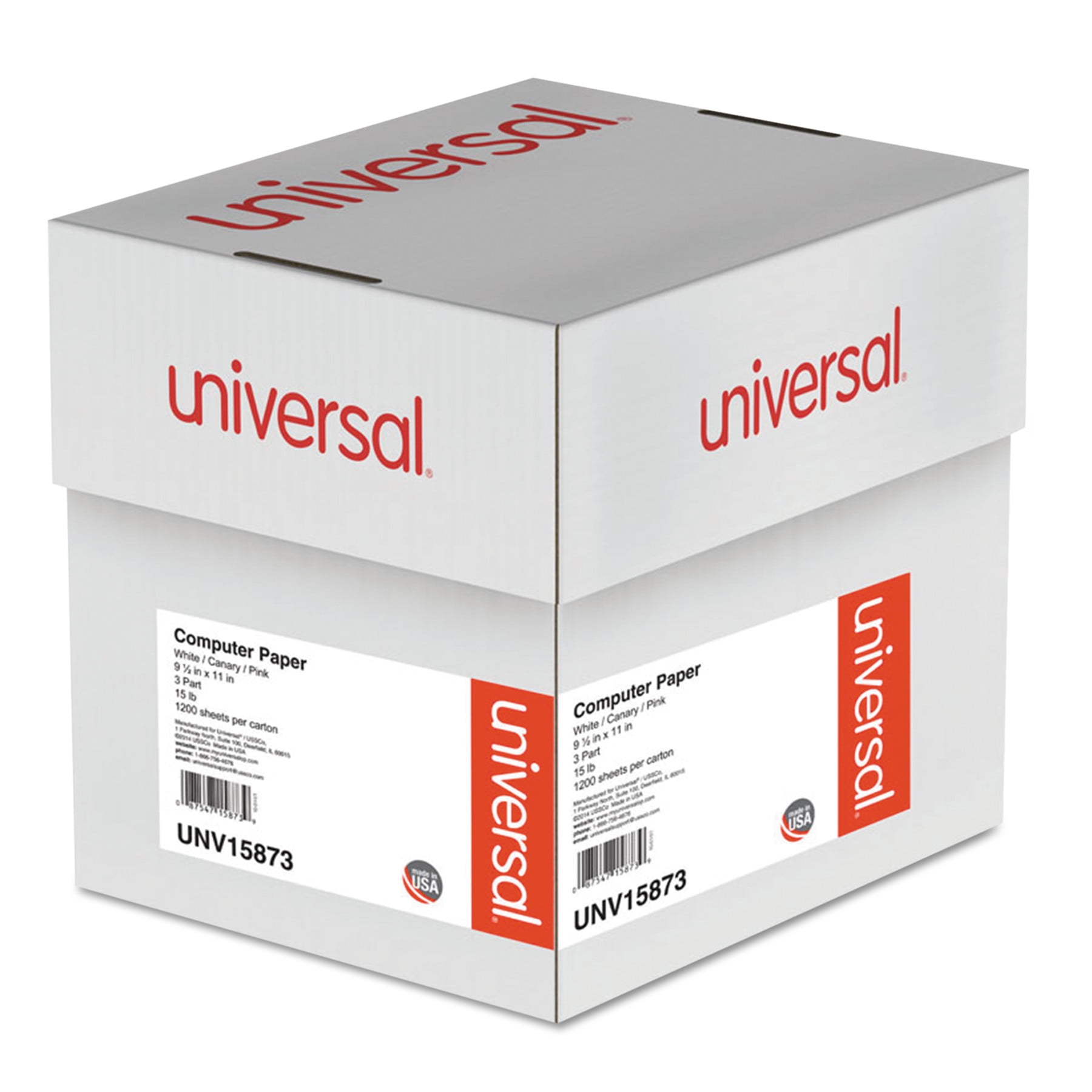 Universal Multicolor Computer Paper 3 Part Carbonless 15lb 9 1 2 X universal-multicolor-computer-paper-3-part-carbonless-15lb-9-1-2-x