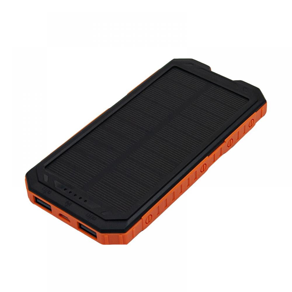 Solar Charger Solar Power Bank Waterproof Portable Charger with Dual 5V ...