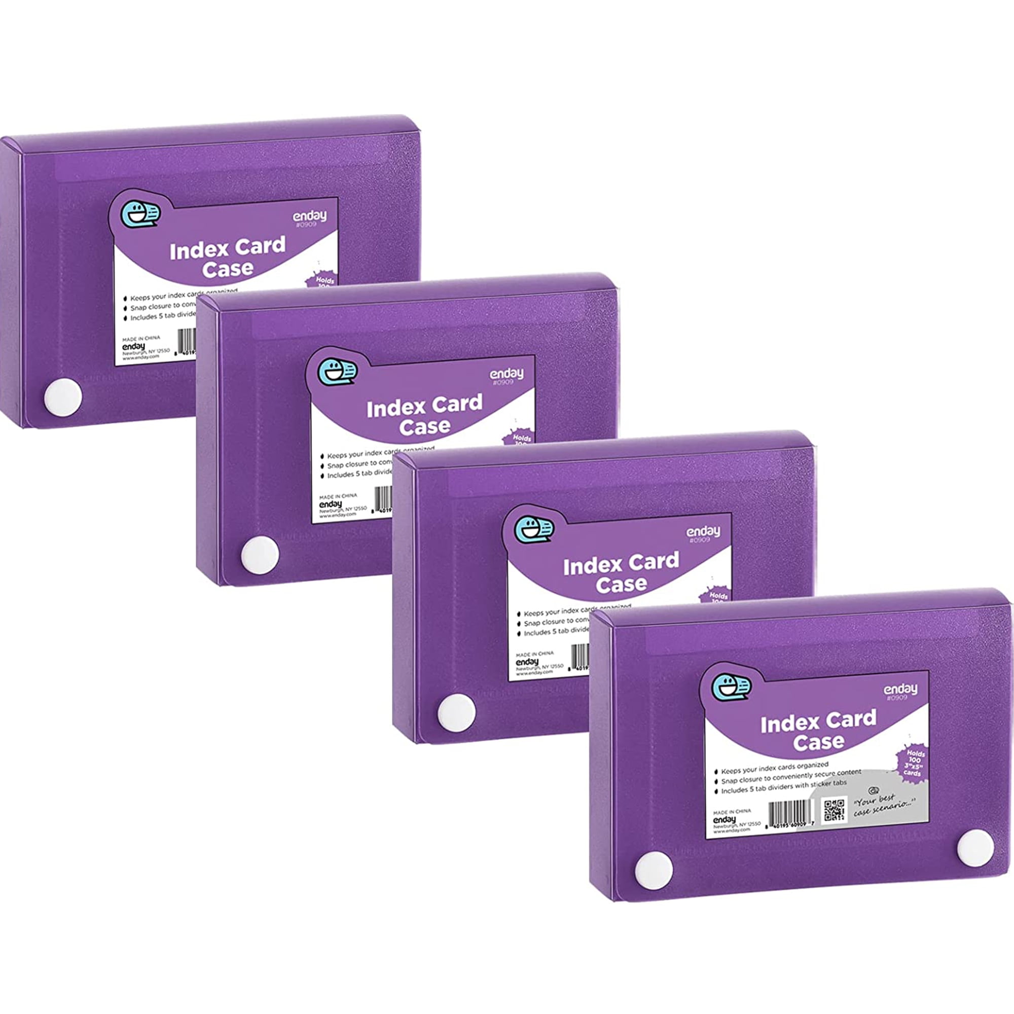 Enday Index Card Holder 3x5 Inch File Organizer for Focus Notes & Flash ...