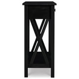 Linon Dalton Wood Console Table in Black - Walmart.com