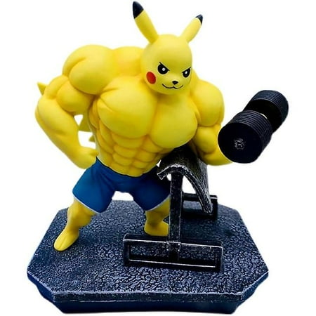 HE,Jimonzi Pokemon Figure Pikachu Muscle Gk Charmander Gengar ...