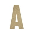 9" Wooden Superhero Letter A Unfinished, American Captain Font, Craft ...