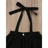 Dewadbow Summer Toddler Kids Baby Girl Strap Tops Crop Stripe Trousers ...