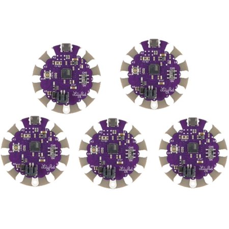 5X LilyPad Arduino Multi-Pack- LilyPad Development Main Board Arduino USB ATmega32u4 (replaces ...