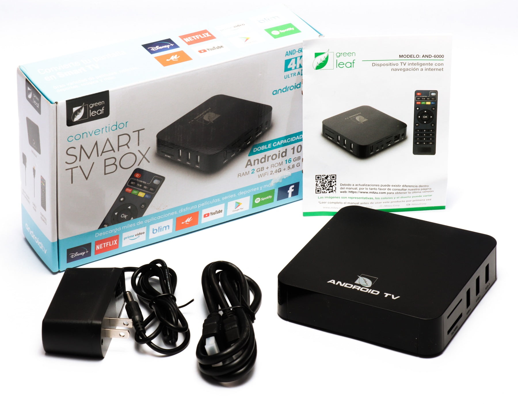TV Box Green Leaf AND 6000 tvbox Convierte tu pantalla en Smart TV ...