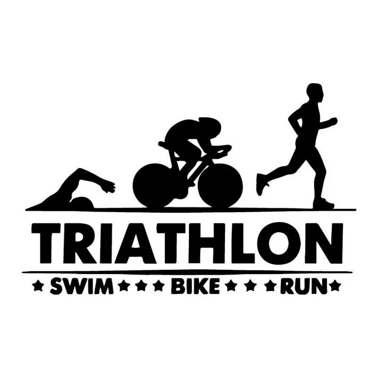 Triathlon Swim Bike Run Logo