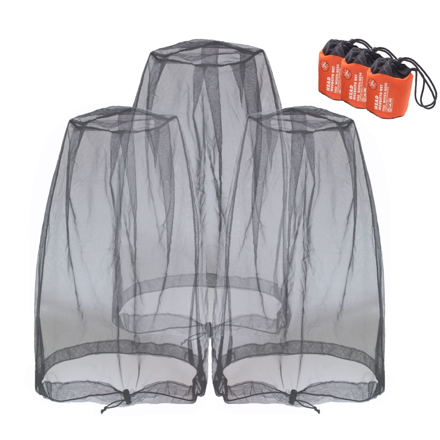 Buy Anvin Mosquito Head Mesh Nets Gnat Face Netting for No See Ums ...