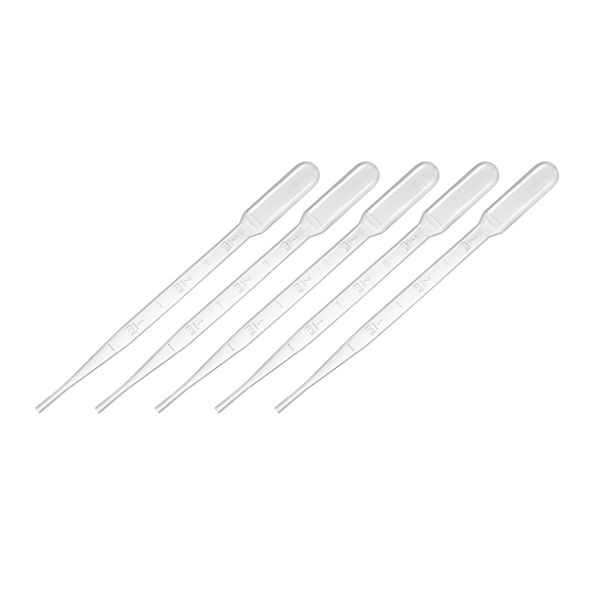 Uxcell 3ml 150mm Graduated Liquid Drop Droppers Disposable Pipettes 20 ...