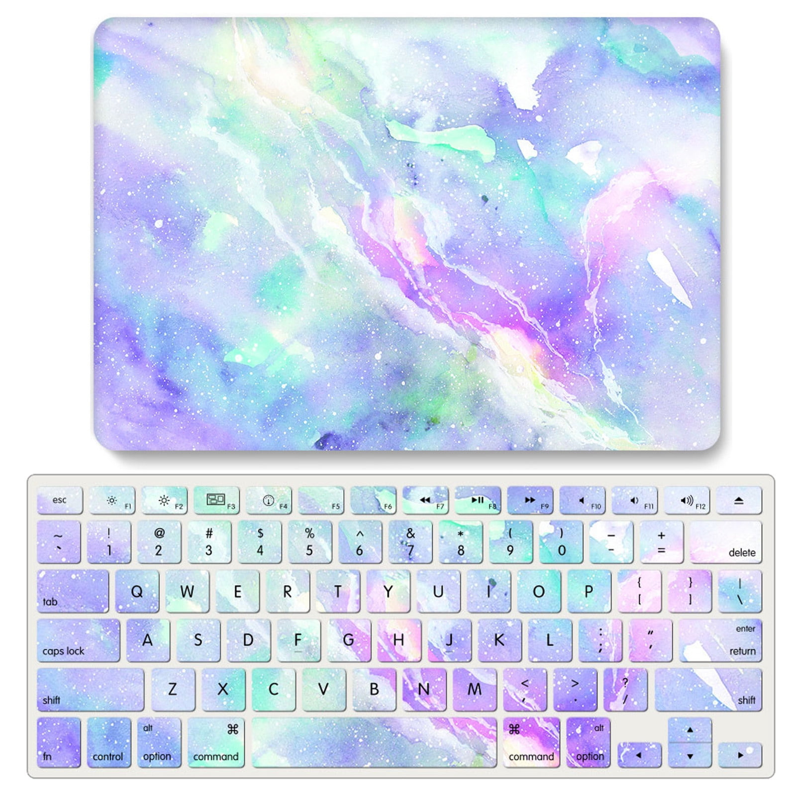 Rainbow Aurora Case for MacBook Pro 13 (2009-2012, Models: A1278) Hard ...