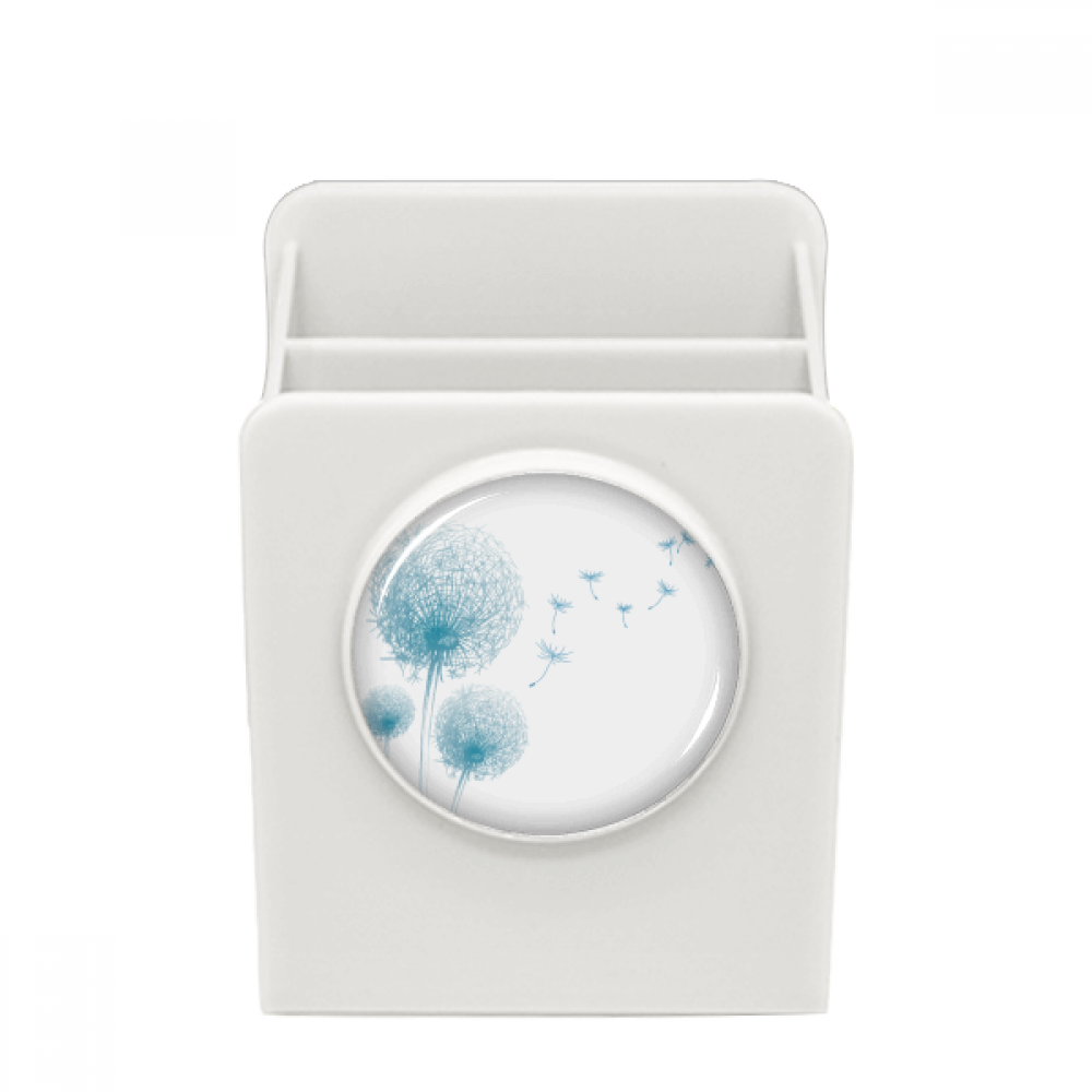 Blue Flower Dandelion Desk Pencil Holder Cup Pen Organizer - Walmart.com