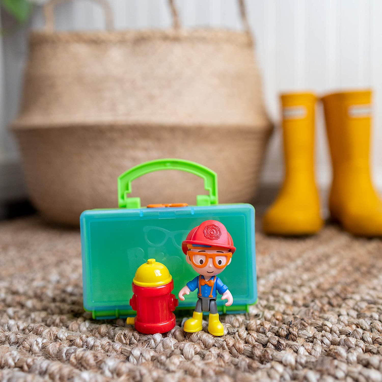 Buy Blippi Toy Lunch Box 2 Pack, Chef and Zookeeper 2.5 Inch Minis ...