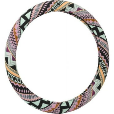Pink Woven Saddle Blanket Steering Wheel Cover for Cars Automotive ...