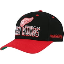 Men's Mitchell & Ness Red/Black Detroit Red Wings Underarch Two-Tone ...