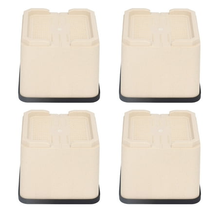 Heavy Duty Bed Risers, Rubber Stackable Antiskid Furniture Risers For ...