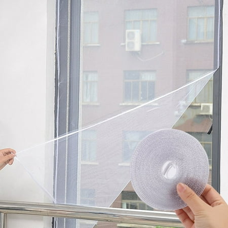 DIY Flyscreen Curtain Insect Screen Fly Mosquito Bug Window Door Mesh ...