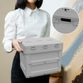 Folding Table Large Capacity Storage Container Portable Function ...