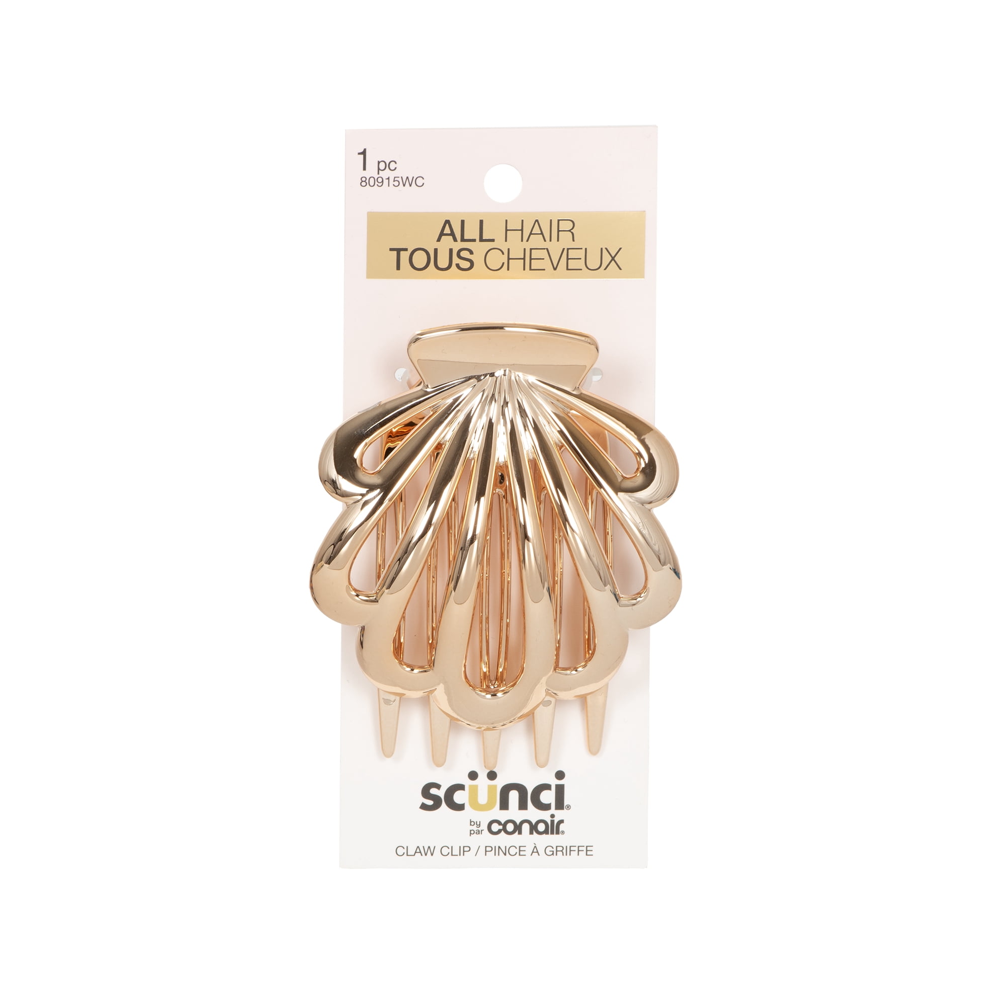 Click here for Scunci By Conair Scunci 1 Pk Flat Shell Claw Clip prices